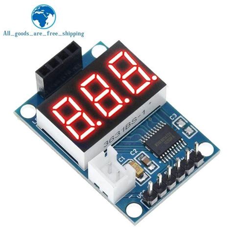Ultrasonic Distance Measuring Module HC SR04 Test Version Serial Output Digital Tube Display