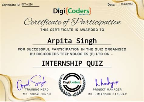 Arpita Singh On Linkedin Internship Learning Growth
