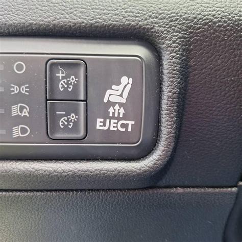 Eject Button Decal Car Decal Eject Passenger Button Blank Button
