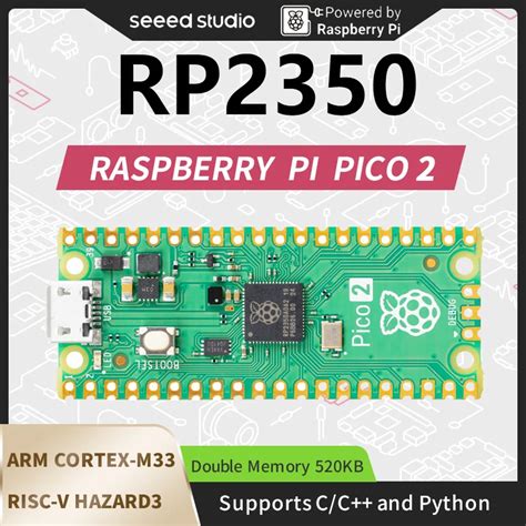 Raspberry Pi Pico 2 Rp2350 Pi Pico Rp2040 Microcontroller Board 520kb 150mhz Arm Cortex M33 Open Png