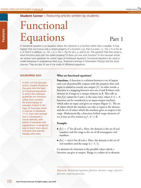 Functionalequations Pdf
