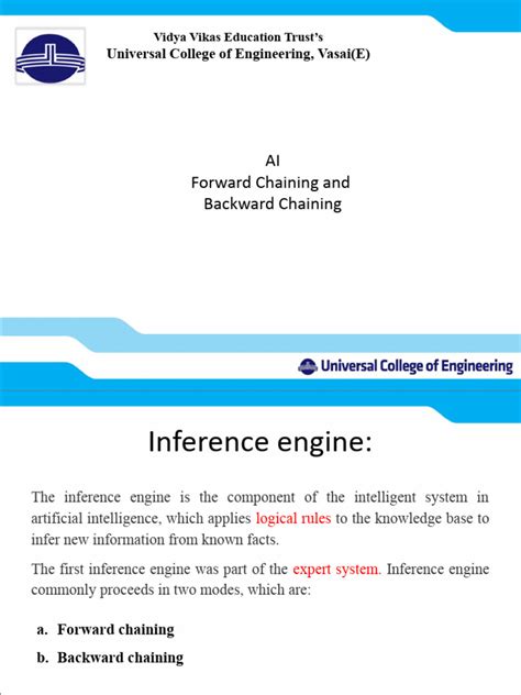 46forward And Backward Chaining Pdf Inference Mathematical Logic