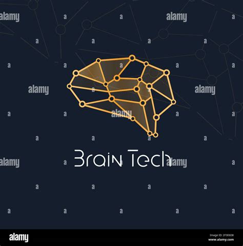 Brain Tech Logo Concept For New Communication Technology Abstract