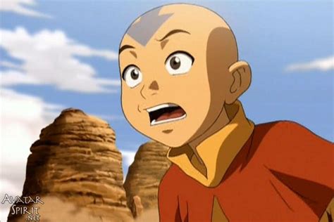 Avatar Aang Seeing His Surroundings
