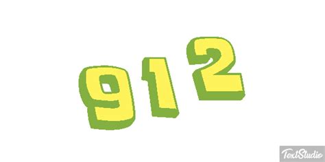 912 Number Animated  Logo Designs