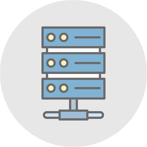 Server Rack Line Filled Light Icon 44095979 Vector Art At Vecteezy