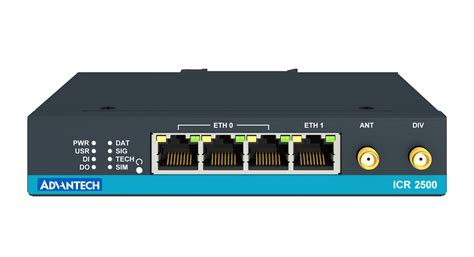 Advantech Icr 2531 Series Router 4g De Nivel De Entrada Lte Cat 4 Con Respaldo 3g 2g Icr 2531
