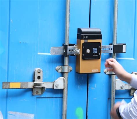 Jointech Smart RFID Card GPS Lock For Container Door Security RFID Card Lock And Smart Door Lock