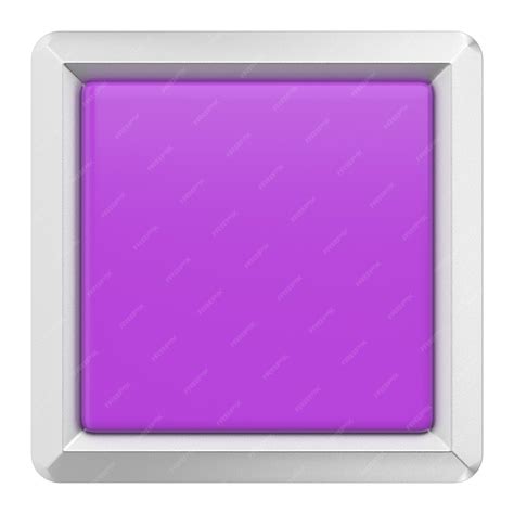 Premium Photo 3d Button Empty Button 3d Illustration