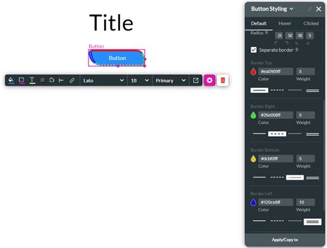 Border Styling Titan Web
