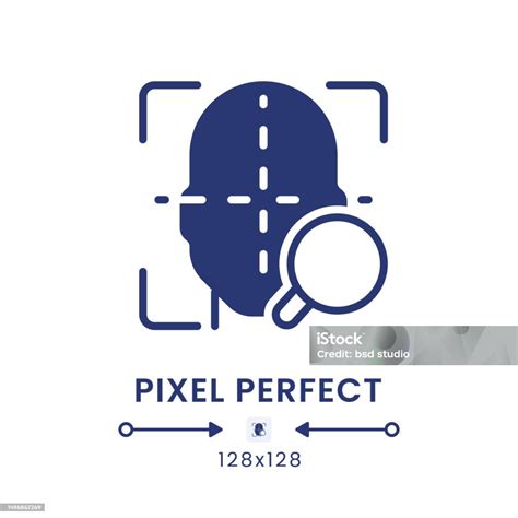 Facial Coding Black Solid Desktop Icon Stock Illustration Download Image Now Advertisement