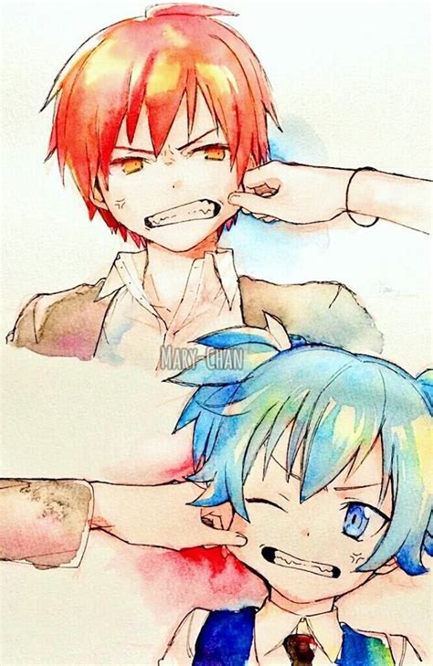 Stop Pinching My Cheeks N A G I S A I Ll Stop If You Stop Pinching Mine Karma Kun Manga