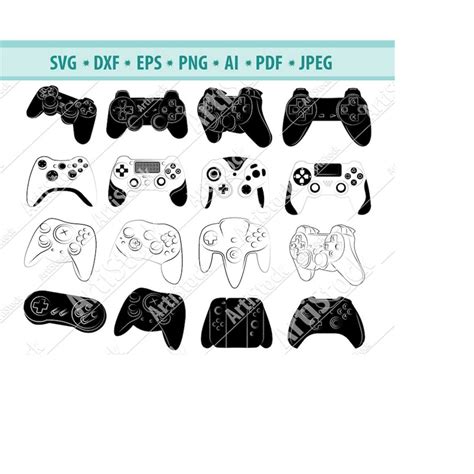 Game Controller Svg Joystick Svg Ps4 Playstation Clipart Inspire Uplift