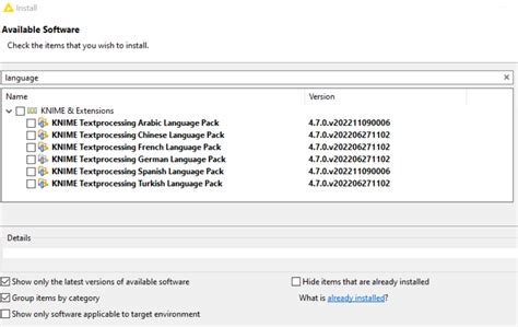 Spacy Model Selector Error Github Knime Extensions Knime