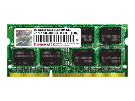 Transcend Ddr3 Module Overview Specs Details Shi