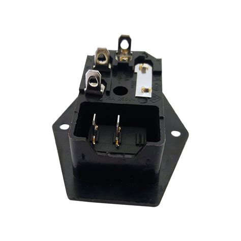 With 10A Fuse Power Switch AC Power Socket 10A 250 Grandado