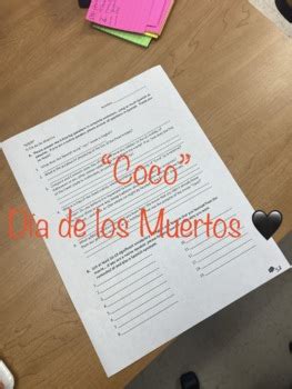 Coco Movie Guide With Questions By Kristen McGuire TPT