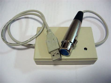 USB DMX Interface DMX Output Ports Thru Pin XLR Connectors Works Softwares FreeStyler