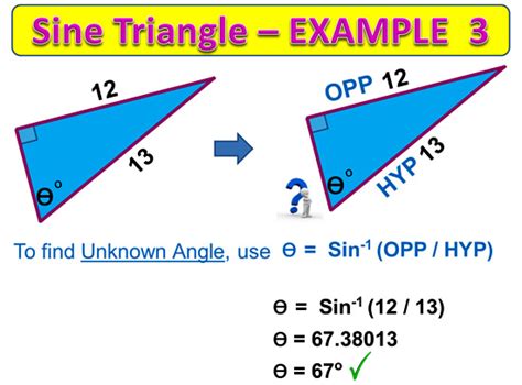 The Sine Ratio Passys World Of Mathematics