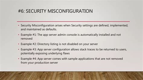 Owasp Top 10 Vulnerabilities Pptx Web Development Internet