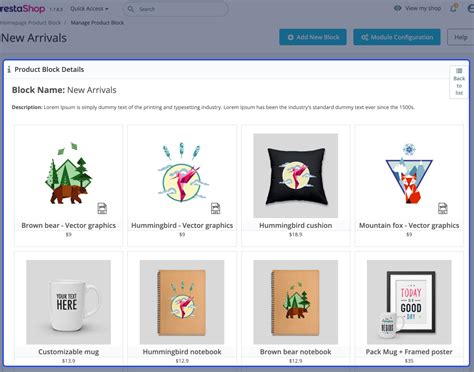 Prestashop Create Custom Product Blocks Add New Products Section Webkul