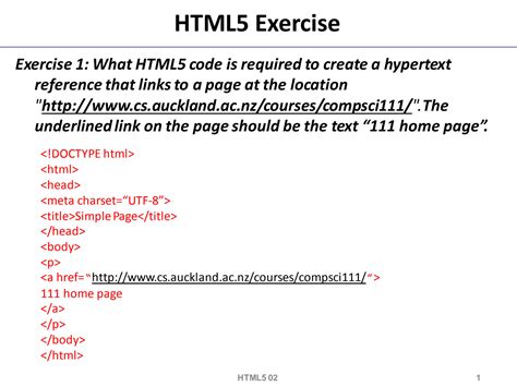 SOLUTION Html And Css Exercices Studypool
