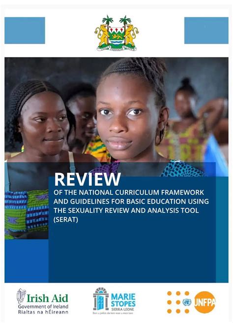Unfpa Sierra Leone Review Of The National Curriculum Framework And Guidelines For Basic