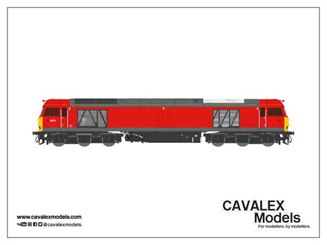 Cavalex Models Cm 60010 Db Class 60 60010 In Debranded Db Cargo Uk