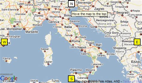 Adding North South East West Controls To The Google Maps API