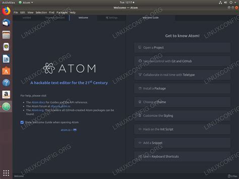Install Atom On Ubuntu Bionic Beaver Linux Linux Tutorials Learn Linux Configuration