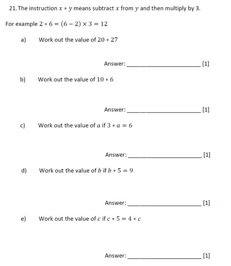 11 Plus 11 Maths Logical Problems Past Paper Questions Page 12