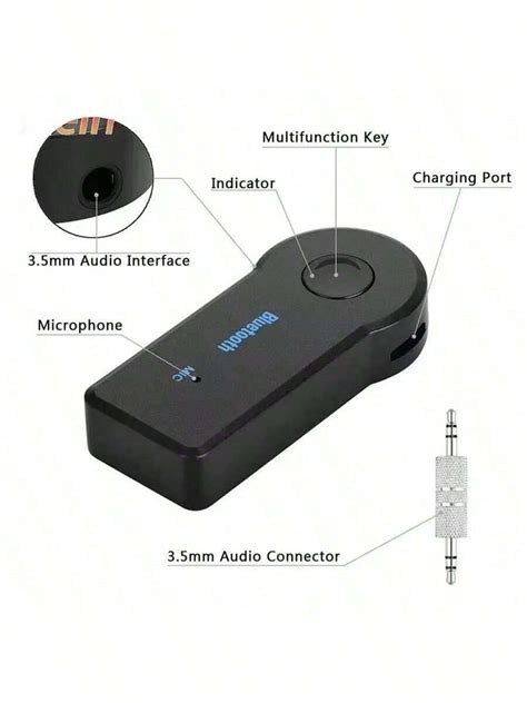 2 In 1 Wireless Bluetooth 5 0 Receiver Transmitter Adapter 3 5mm Jack For Car Music Audio Aux