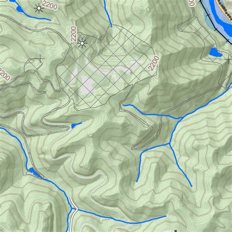 Mullens Quad Topo Wvdnr Map By Wv Division Of Natural Resources