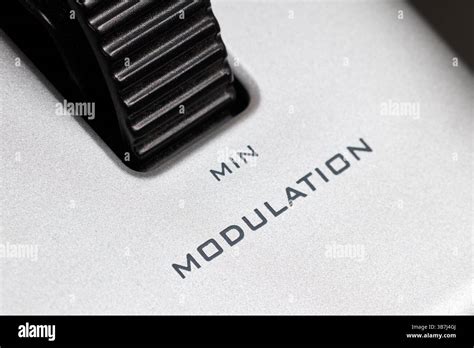 Midi Keyboard Controller Close Up Modulation Wheel Stock Photo Alamy