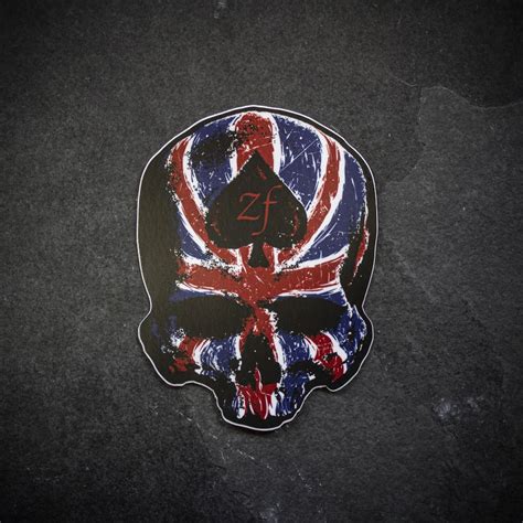 Zero Foxtrot стикер UK Maverick брутальные мужские футболки