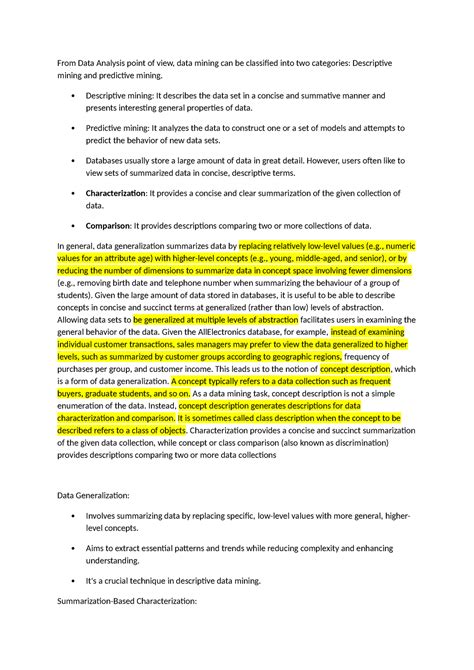 Data Mining And Its Applications From Data Analysis Point Of View Data Mining Can Be