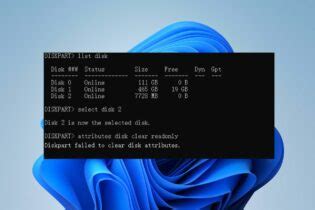 Diskpart Failed To Clear Disk Attributes Ways To Fix