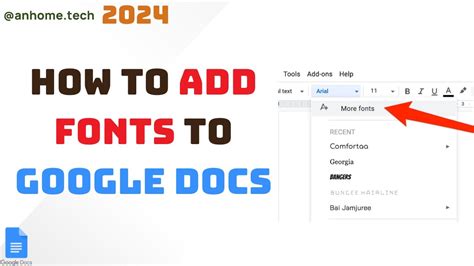 How To Add Fonts To Google Docs Customize Font For Your Google Docs