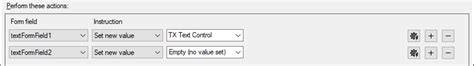Creating Conditional Instructions For Form Fields Tx Text Control