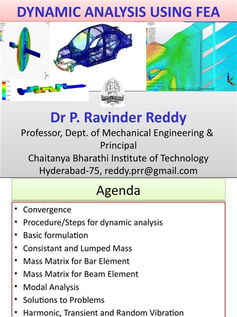 Dynamic Analysis Using Fea Pdf Finite Element Method Earthquake Engineering