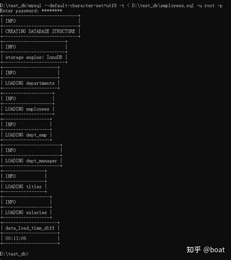mysql 导入 employees 知乎