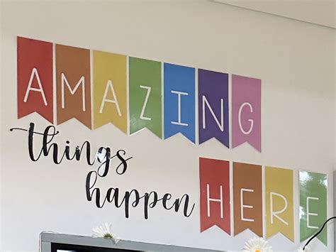 Amazing Things Happen Here Display Teaching Resources