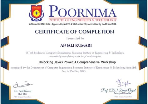 Anjali Kumari On Linkedin Excited To Share That Ive Completed The