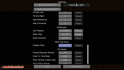 Real Time Clock Mod System Time On The HUD Minecraft Net