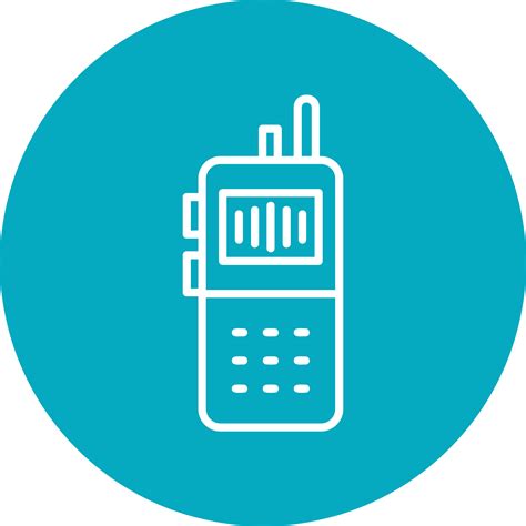 Walkie Talkie Vector Icon 20893994 Vector Art At Vecteezy