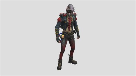 Free Fire 3d Character Download Free 3d Model By Ninja 55