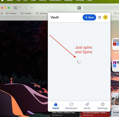 Browser Extension Just Spins After Unlocking Password Manager Bitwarden Community Forums