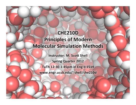pdf che210d principles of modern molecular simulation methods