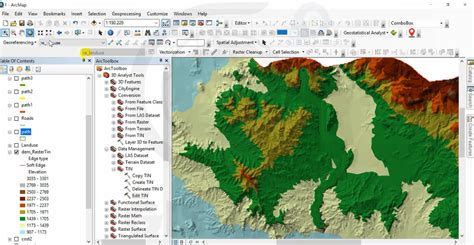 Gisدان Arcgis آموزش طراحی مسیر و محاسبه حجم عملیات خاکی در Arcgis