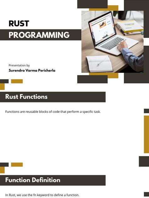 Rust Functions Definition And Examples Pdf